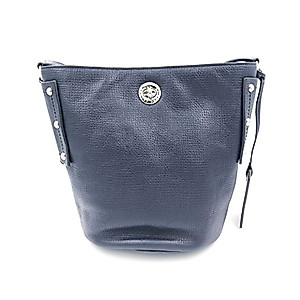 Marc Jacobs Marc M0007255-484 C-Lock Bucket Ink Blue Crossbody Women's Handbag (Ink Blue)