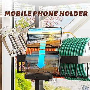 adoymiro Dish Drying Rack - Large Over The Sink Dish Drainer Drying Rack (30.0" to 33.9" W), Large Capacity Stainless Steel Dish Rack, Multifunctional Kitchen Organizers and Storage Rack, Black