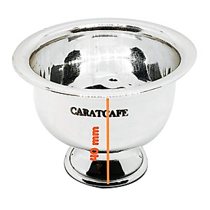 PRD CARATCAFE Small Size Pure Sterling Silver Shot Cup ( 30 ml / 1 Oz.), Kitchen Liquid Measuring 1oz, Puja item like kumkum, Diya in Precious Silver NT Weight 15 grams (REFER IMAGES FOR SIZE)