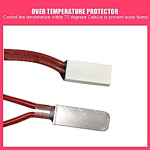 Watris Veiyi Hair Steamer Heat Cap, 2 Gear Temperature Control, Deep Conditioning Heating Cap, for Home Spa Use