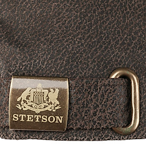 Stetson Liberty Leather Cap Men brown One Size
