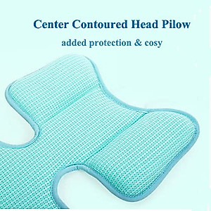 Universal Baby Stroller Liner 3D Mesh Cool Seat Pad Mat Breathable Pram Pushchair Car Seat Cushion Insert Thicken Sponged Baby Body Support Cushion Pad Mattress for Stroller, Baby Chair & Car Seat
