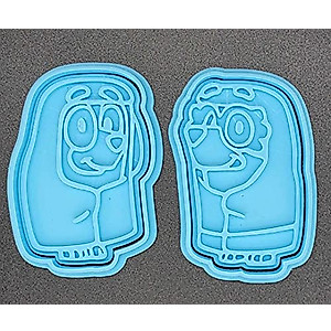 3D Printed Bluey & Bingo Cookie Cutters & Stamps