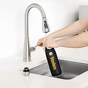 FOCO Pittsburgh Steelers NFL Wordmark Chill Water Bottle