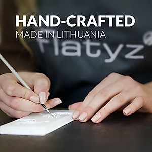 Flatyz Handmade Candle Gift Set with Steel Base - Sunflower Candle Gifts - Unique Candles for Women with Flat Candle Design - Decorative Candles Gift Cute Candle Aesthetic