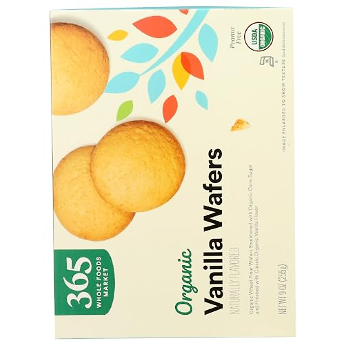 365 by Whole Foods Market, Organic Vanilla Wafers, 9 Ounce
