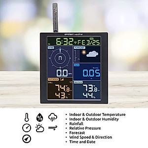 Ambient Weather WS-1965 WiFi Weather Station w/Remote Monitoring and Ambient Weather Network Access
