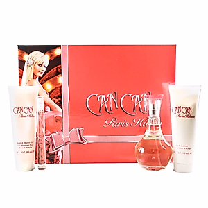 Paris Hilton Fragrance Set, 3.4 Fl Oz - Can 4 Pc. Gift Set (Edp Spray, Body Lotion, Bath & Shower Gel), Cruelty Free