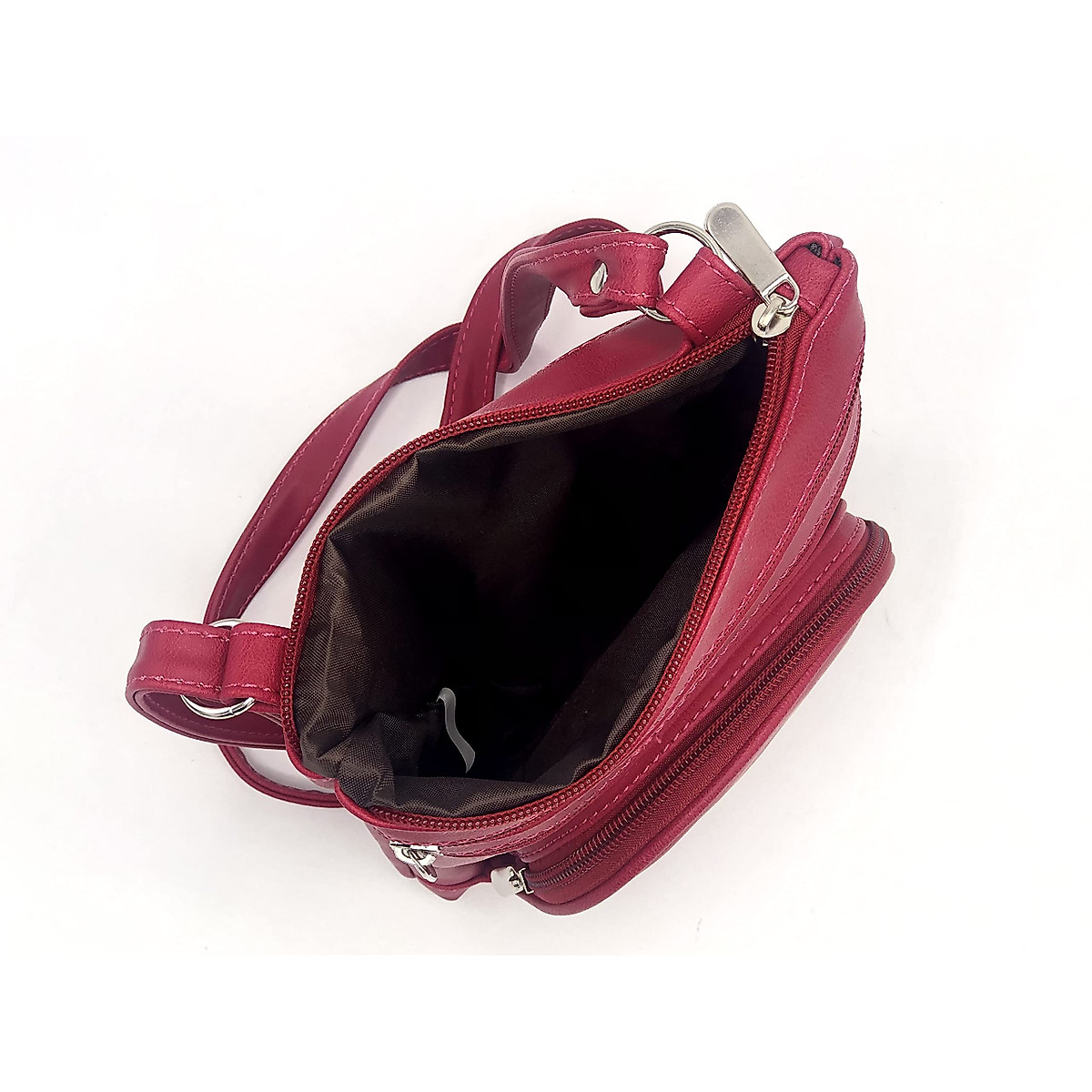 Goson Leather Hand Crafted Leather Small Crossbody Purse Handbag for Women