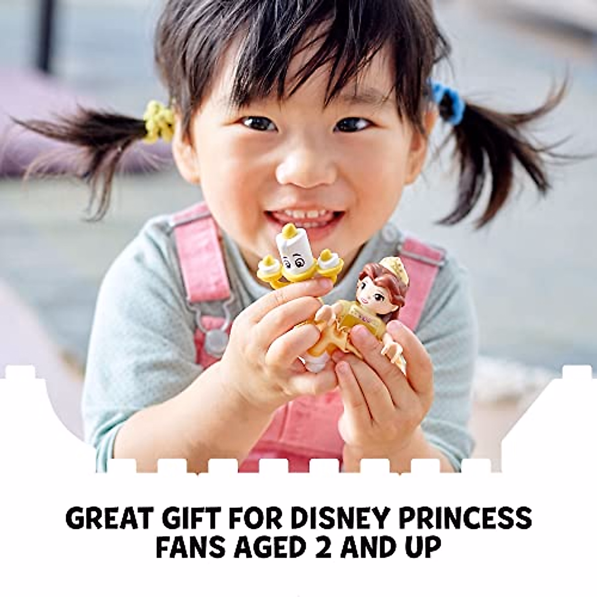 LEGO DUPLO Disney Princess Belle's Ballroom Castle 10960, Beauty and The Beast Set, Toy for Toddlers, Girls and Boys 2 Plus Years Old