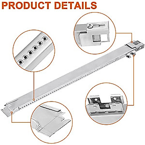 DELSbbq Burner Tube Kit for Weber Genesis II 400 Series Genesis II E-410 S-410 E-415 S-415 E-435 S-435 Gas Grills, Replacement Kits for Weber Genesis II 300 Series 400 Series Gas Grills, 67490, 67491