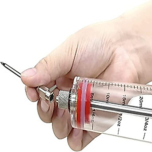 Meat Injector Syringe - 3 Marinade Injector Needles for BBQ Grill, Premium Portable Turkey Injector kit for Smoker,Marinades Injector for Meats With 1oz Large Capacity 1 Brush Easy to Use & Clean Red