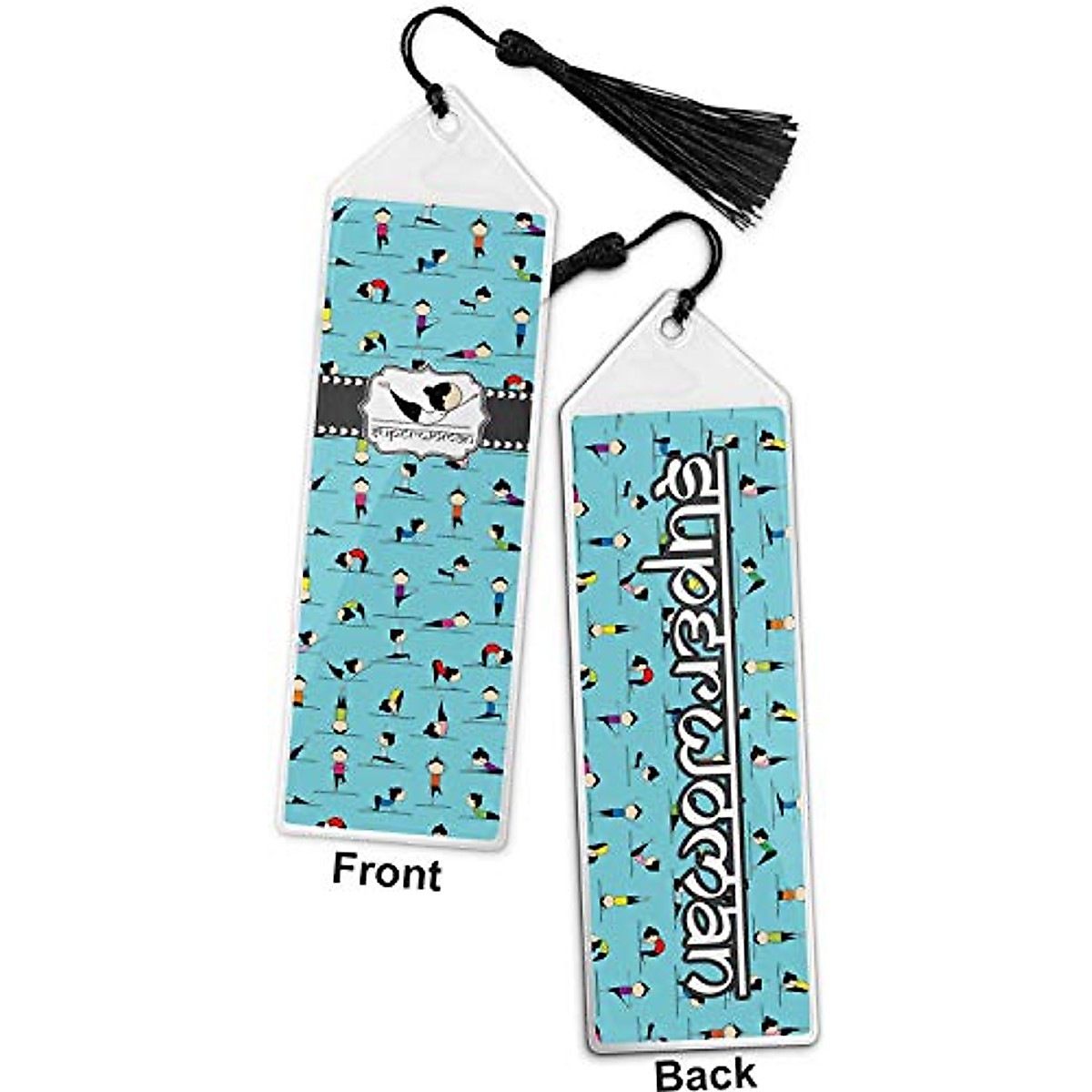 Yoga Poses Book Mark w/Tassel (Personalized)