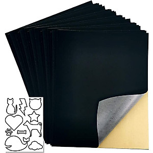 20 Pcs Self Adhesive Velvet Flocking Liner Sheets,Self Adhesive Flocked Fabric for Jewelry Box, Self Adhesive Velvet Liner(Black)