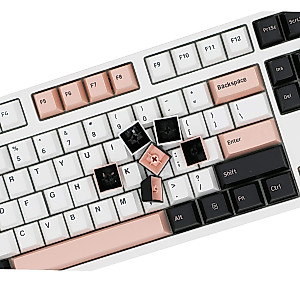 Gliging PBT Olivia Keycaps 168 Keys Cherry Profile Thick PBT 61/64/75/78/85/87/104/108 Cherry MX Switch Mechanical Keyboards