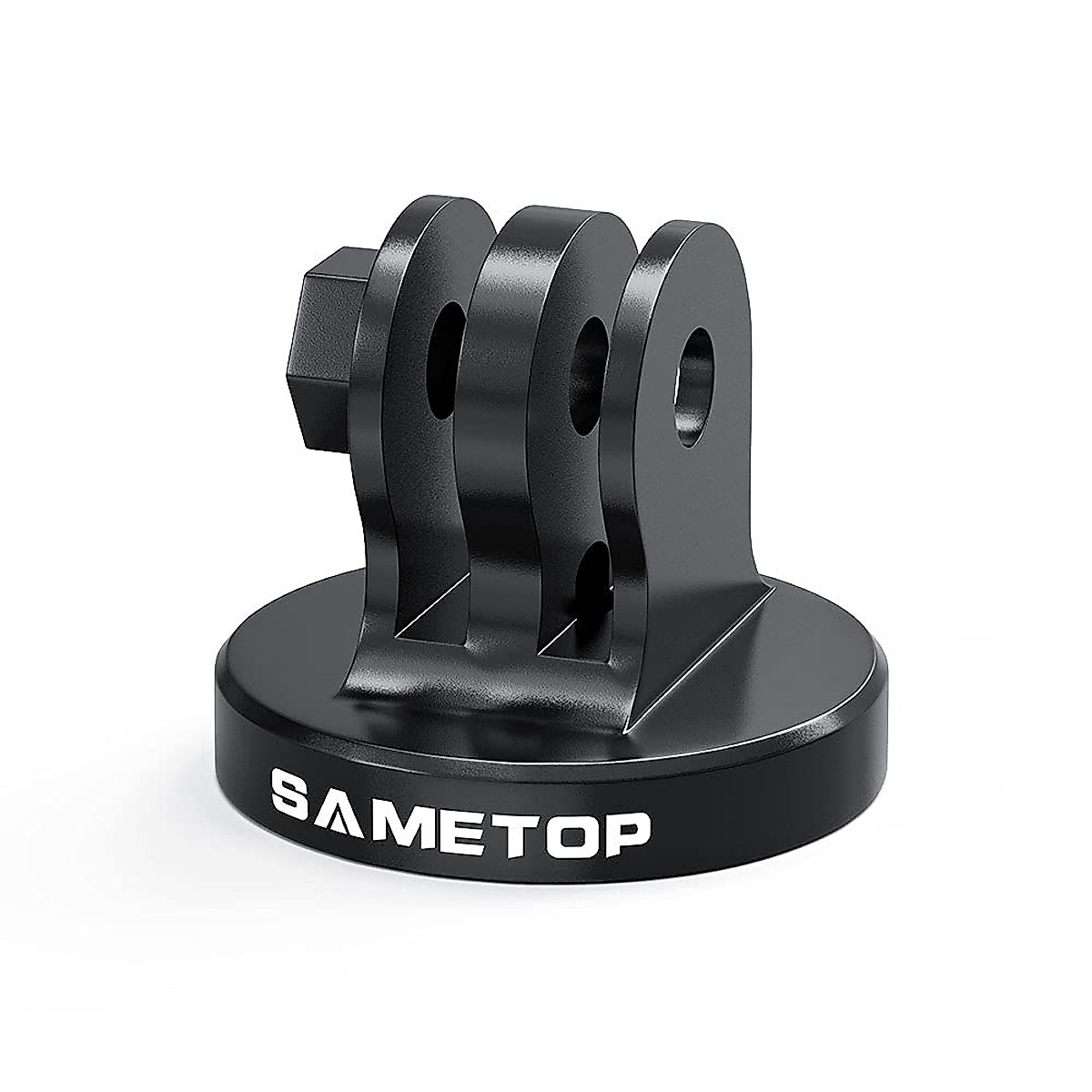 Sametop Tripod Adapter Aluminum Screw Mount Compatible with Gopro Hero 13, 12, 11, 10, 9, 8, 7, 6, 5, 4, Session, 3+, 3, 2, 1, Hero (2018), Fusion, Max, DJI Osmo Action Cameras