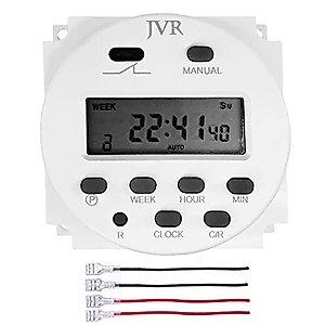 12V Timer Switch - Programmable, DC/AC/Solar Battery Powered | 12 Volt Timer Relay