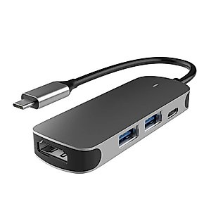 SHYPT Hub USB C Hub Adaptador 4 Em 1 para USB 3.0 Compatível para para Switch USB-C Tipo C 3.0 Divisor