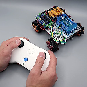 Quantum Four Motor Driver Soldering Projects DIY Electronics Kits with Online Documentation - Soldering Practice Kit for Learning Teaching, Compatible with Microcontrollers Like Arduino