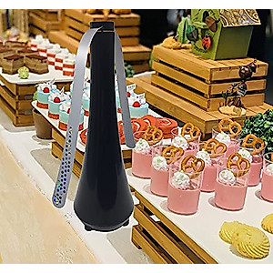 PATIOSIR Food Fan for Indoor Outdoor Meal(Black Color 2pcs)