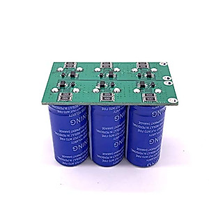 caralin 6Pieces 2.7V 120F Super Farad Capacitor Double Row with Protection Board 16V 20F