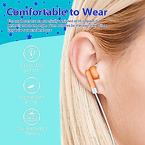 TJZXGUI 32 Pack Bulk Earbuds Headphones ，Wholesale Wired Earphones Disposable Ear Buds for School Classroom Students (Multi Colored)