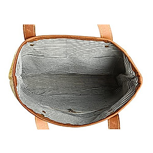 KPL Sel De Mer Upcycled Canvas and leather Hand Bag Cowhide Tote Bag shopping bag carry on leather bag