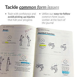 The Dumbbell Home Workout Journal. 13-Week Program. Fitness Planner,Fitness Journal,Workout Notebook.