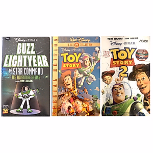 Buzz Lightyear of Star Command + Toy Story + Toy Story 2 VHS