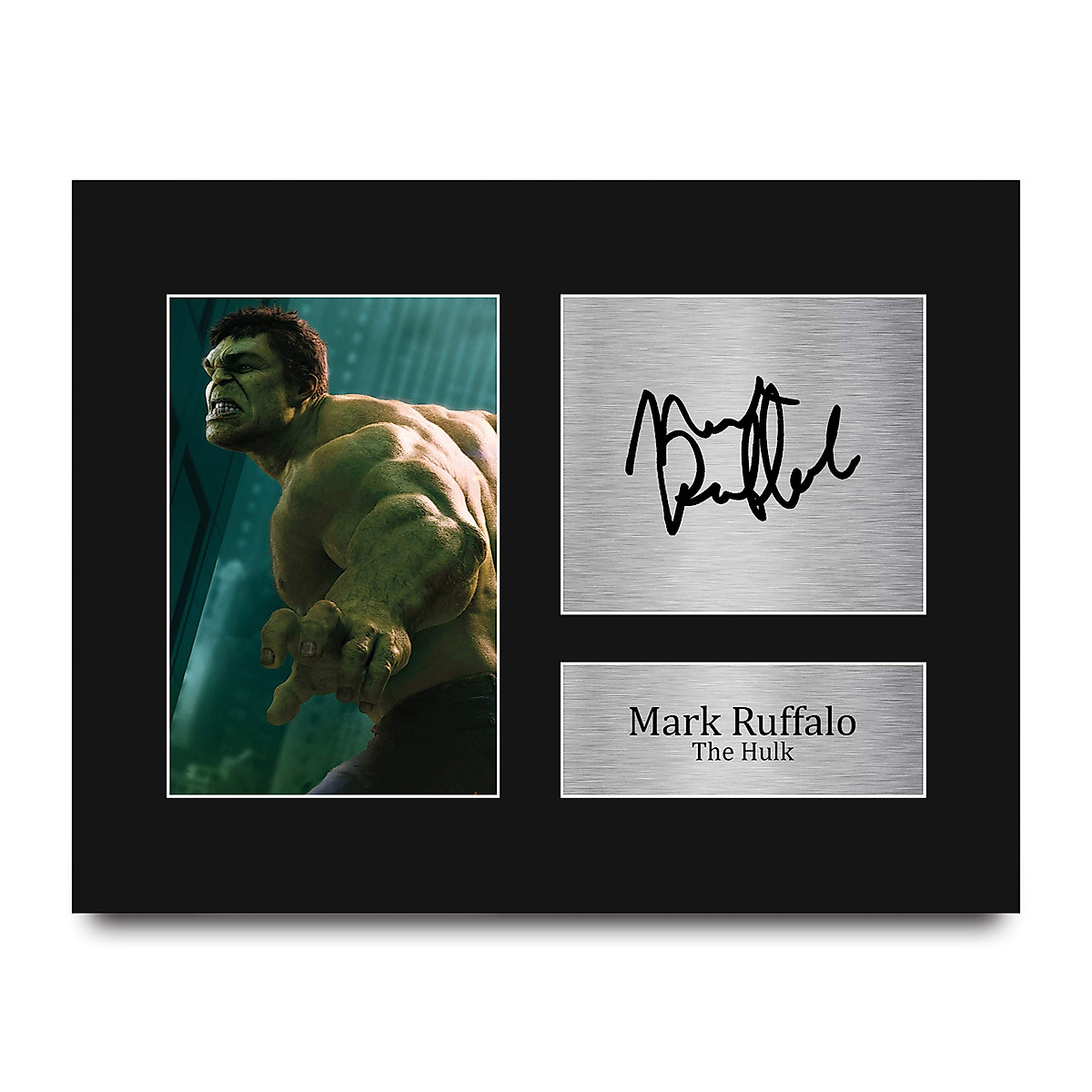 HWC Trading Mark Ruffalo Gift USL Signed Printed Autograph The Hulk The Avengers Gifts Print Photo Picture Display - US Letter Size