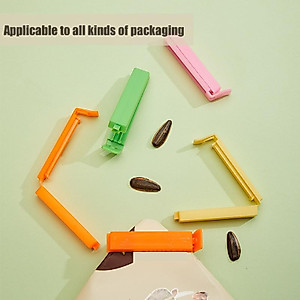 FUPUAII 32 Pcs Bag Closers for Chips, Bag Clips for Food, Moisture-Proof Seal, Food and Snack Storage Clips, 2 Sizes (4.5in and 2.7in)