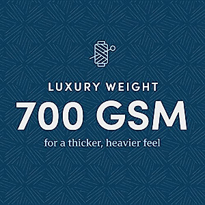 Amazon Aware 100% Organic Cotton Plush Bath Towels - Washcloths, 6-Pack, White