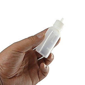 HaBeuniversal Blunt Needle Tip Applicator Bottle Set - 30ml Squeezable Bottles, Storage Caps, 14ga 16ga 18ga Needle Tips and Mini Funnel