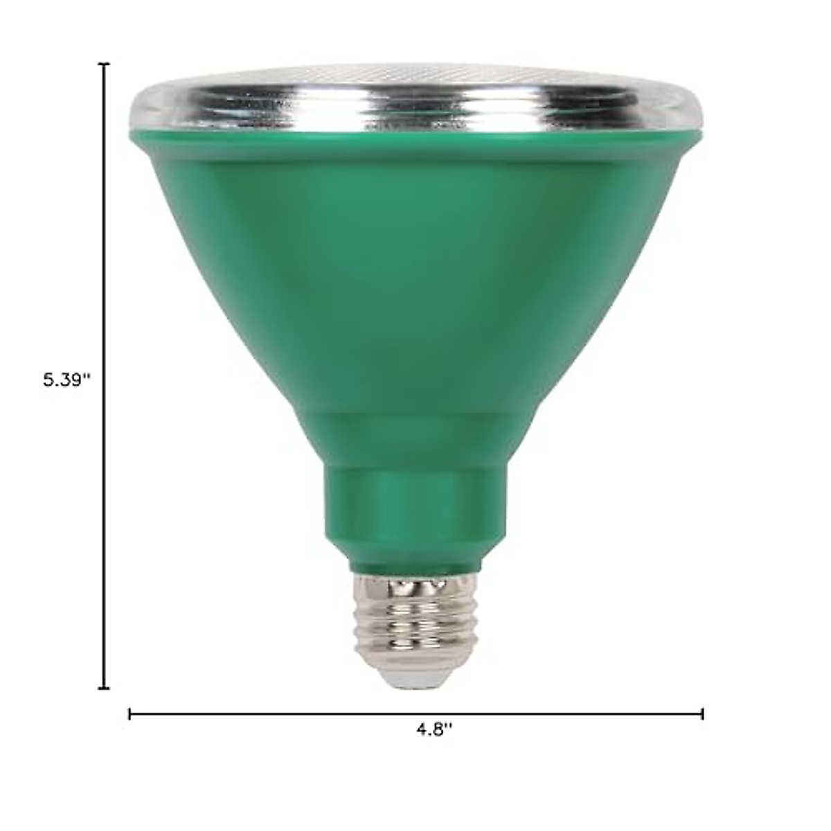 Westinghouse 3314900 100-Watt Equivalent PAR38 Flood Green Outdoor Weatherproof LED Light Bulb with Medium Base, Single Green 33149