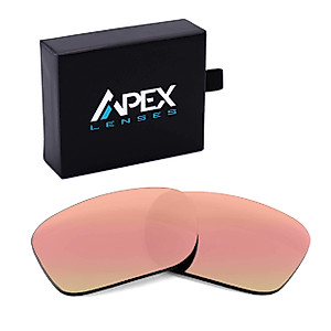 Polarized PRO Replacement Lenses for Tom Ford Mia Sunglasses - By APEX Lenses (Rose Gold)