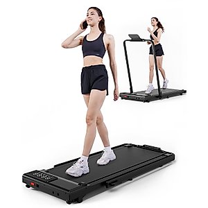 3 in 1 Walking Pad Treadmills - Folding Treadmill 300lbs Capacity Under Desk Treadmill 3.0HP Foldable Treadmill for Home Office with Remote Control & Smart APP Space Saving