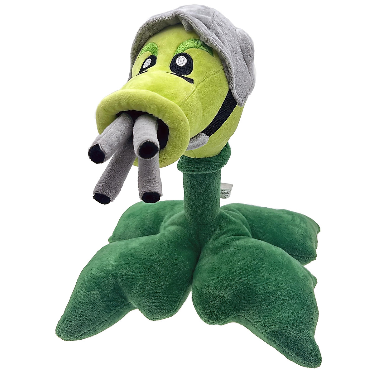 ENOMIN Cute Plant Plush Toy - 12 Inch Peashooter from PVZ, Ideal for Kids & PVZ Fans, for Halloween & Christmas