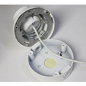 KENUCO Junction Box/Mounting Base Hik-compatible Turret Camera DS-2CD23x2 (10 Pack, White)