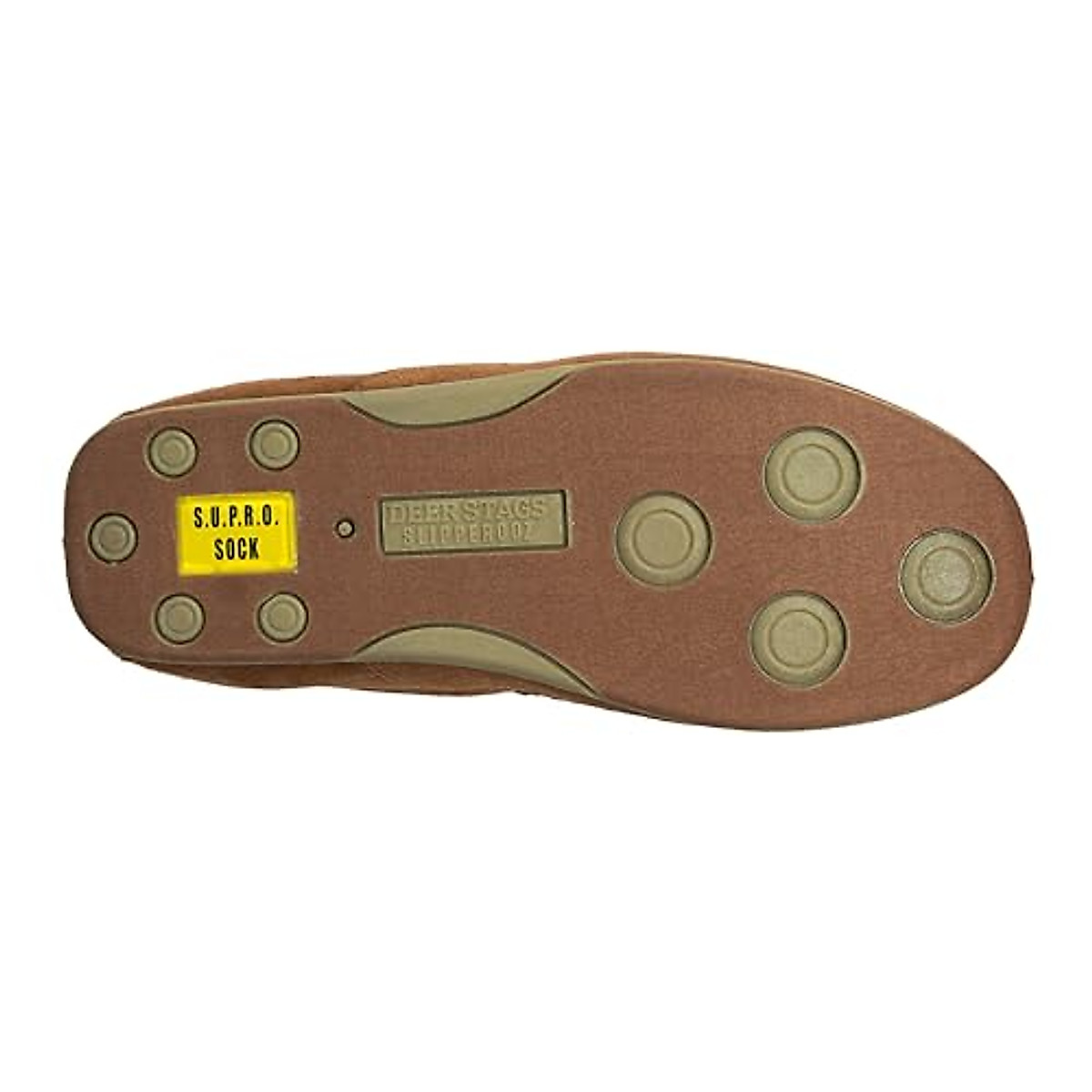 Deer Stags Men&#039;s Spun Slipper, Chestnut, 12 Wide