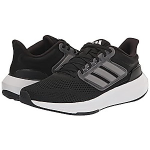 adidas Men's Ultrabounce Running Shoe, Black/White/Black (Wide), 9