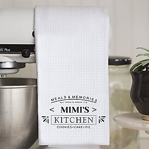 WCGXKO Mimi Gift Mimi Kitchen Towel Dish Towel for Mimi Birthday Gift (24 Hours Mimi's)