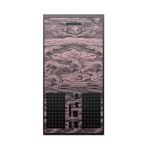 Head Case Designs Officially Licensed Juventus Football Club Black & Pink Marble Logo Art Vinyl Sticker Gaming Skin Decal Cover Compatible with Xbox Series X Console and Controller Bundle