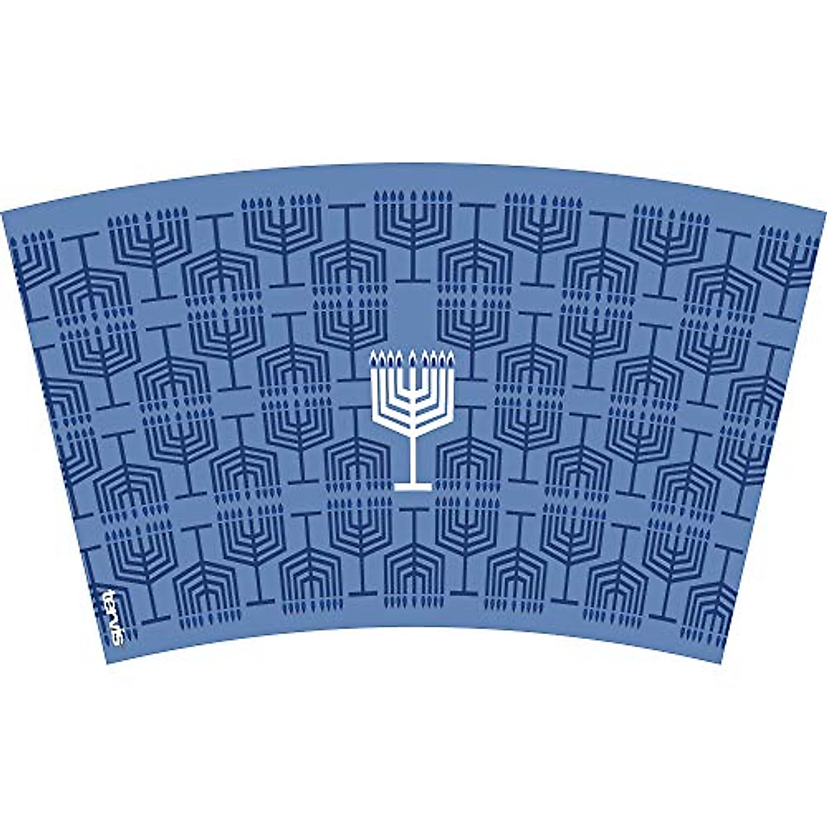 Tervis Chanukah Hanukkah Menorah Pattern Made in USA Double Walled Insulated Tumbler Travel Cup Keeps Drinks Cold & Hot, 16oz, Classic