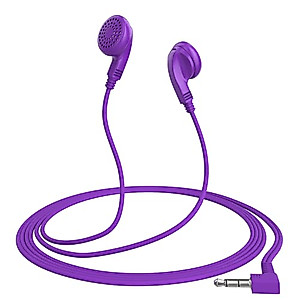 Maeline Bulk Earphones with 3.5 mm Headphone Plug - 10 Pack - Multi