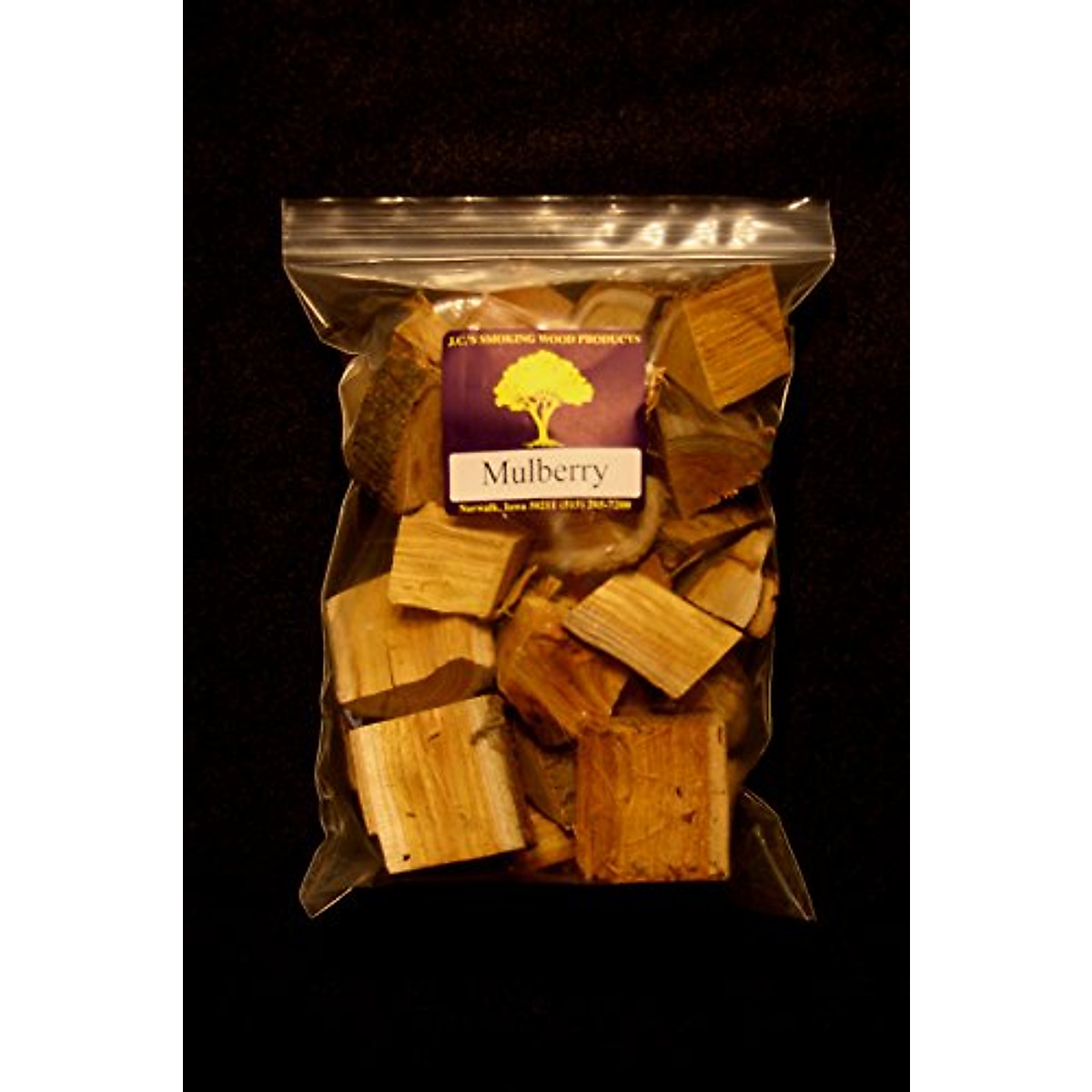 J.C.'s Smoking Wood Chunks - 4 PK Gallon Sized Bag of Apple, Maple, Mulberry, Wild Black Cherry