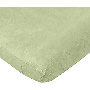Summer Ultra Plush Changing Pad Cover, Sage