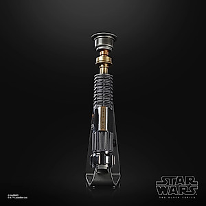 STAR WARS The Black Series OBI-Wan Kenobi Force FX Elite Lightsaber with Advanced LED and Sound Effects, Adult Collectible Roleplay Item, Multicolored (F3906)