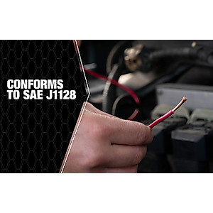 Southwire 55667423 Primary Wire; 18-Gauge Bulk Spool; 100-Feet; Red