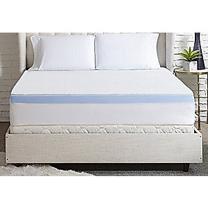 Serta 3" Lasting Dream Plus Gel-Infused Memory Foam Mattress Topper, Twin
