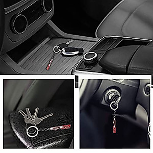 ASUBHA Car Key Pendant Keychain, GTLINE Keychains Emblem Pendant, Car Accessories for Women Men
